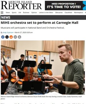 Mercer Island Reporter features MISD Orchestra – Mercer Island ...